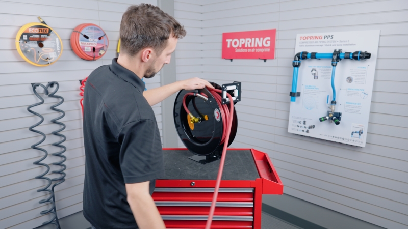 How to Adjust the Spring Tension of a Hose Reel