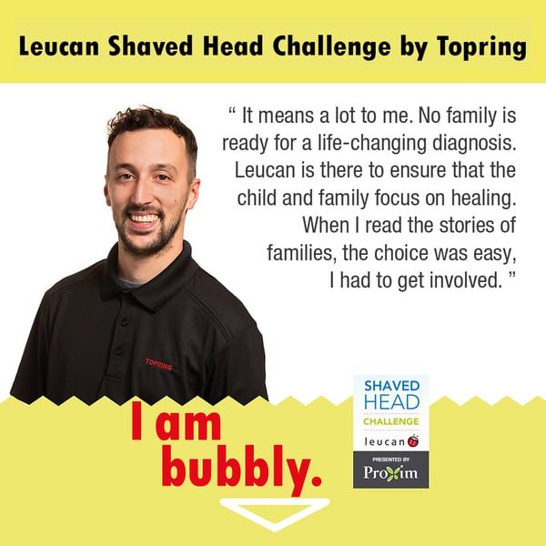The Big Shave - Topring Takes On the Shave Head Challenge for Leucan Estrie