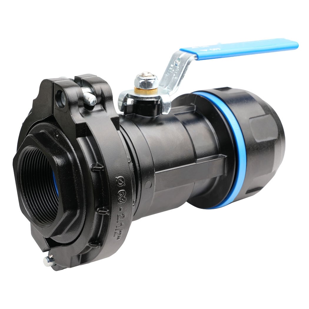 Topring | Experts in Compressed Air Systems | 63 mm Aluminum Ball Valve ...