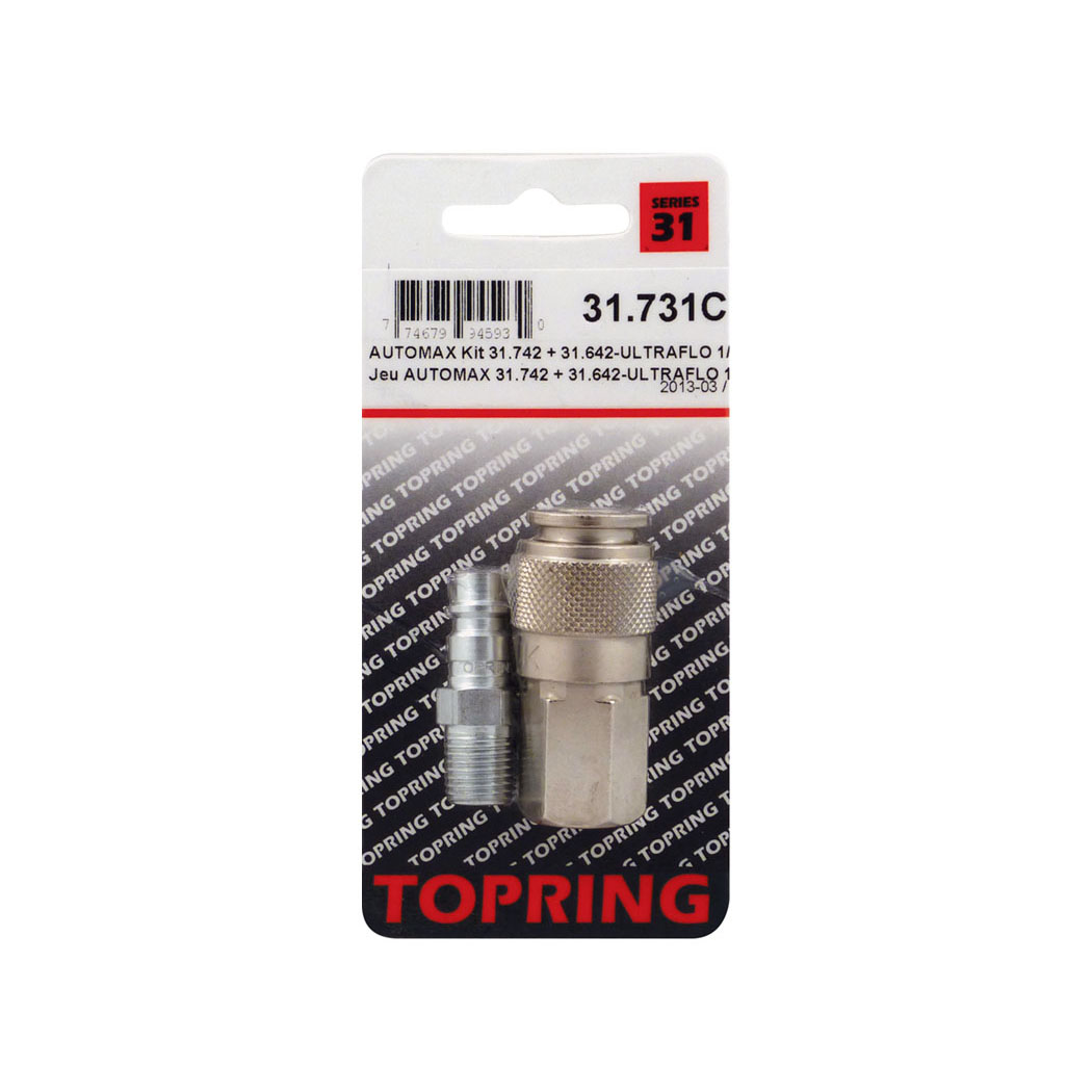 Experts en réseaux d'air comprimé | Topring | Ensemble 7.8 mm Ultraflo ...