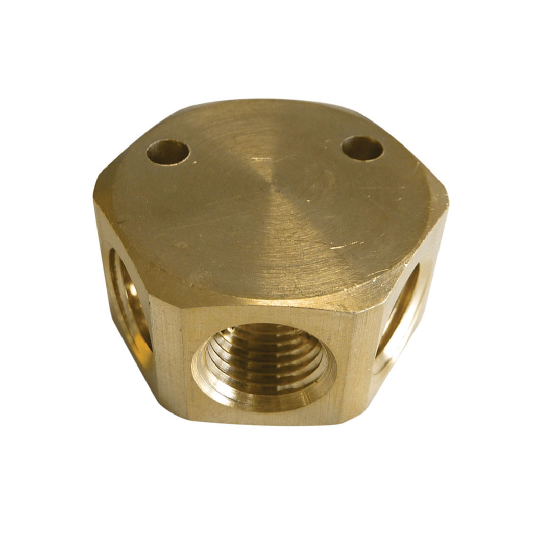 Topring | Experts in Compressed Air Systems | 3-Way Brass Air Splitter ...