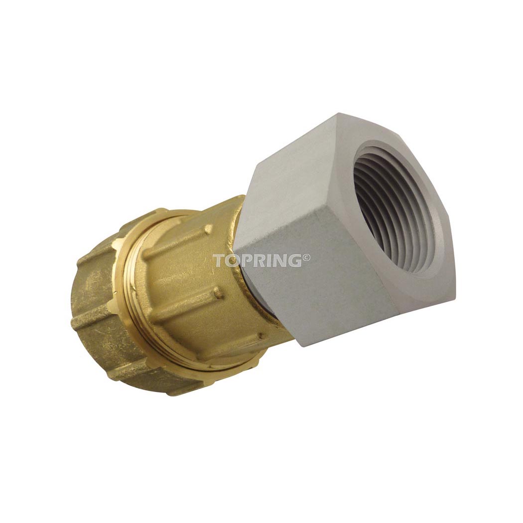 Experts en réseaux d'air comprimé | Topring | Adaptateur en laiton 50 mm à 1-1/2 (F) NPT S07